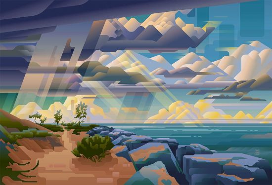 Pixel Weather: 8-Bit Inspired Skies by Garth Glazier | Daily design ...
