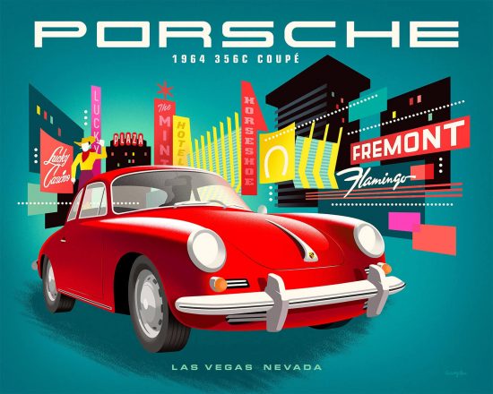 Mid-Century Car Posters by Michael Crampton | Daily design inspiration ...